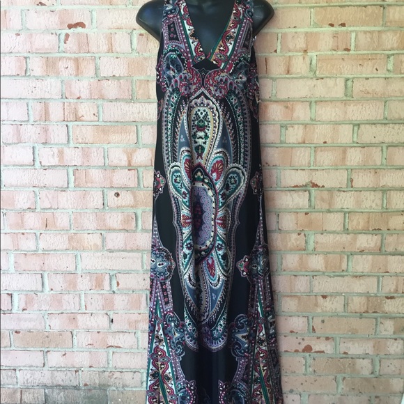 Funky People | Dresses | Funky People Maxi Dress With Dashiki Design ...